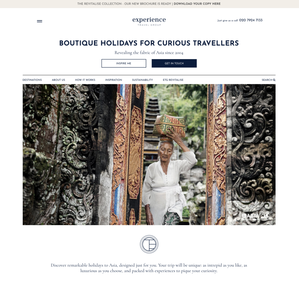 Experience Travel Group – Livingstone Creative